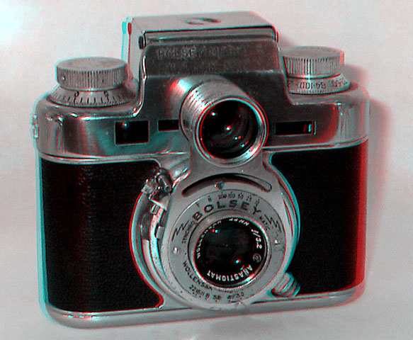 Stereo photos of classic 35mm cameras