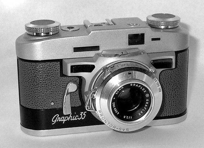 Stereo photos of classic 35mm cameras