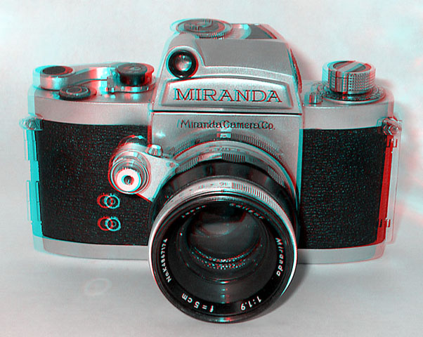 Stereo photos of classic 35mm cameras